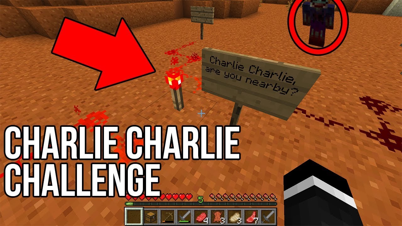 I did the CHARLIE CHARLIE CHALLENGE in Minecraft... (Do NOT Try This ...