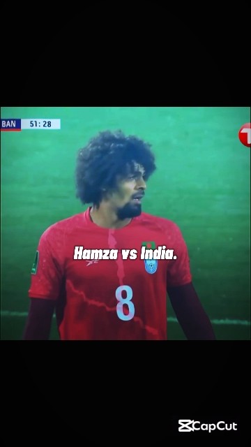 Hamza vs India☠️🔥 #trending #bdvsind #hamzachoudhury #football #edit # ...