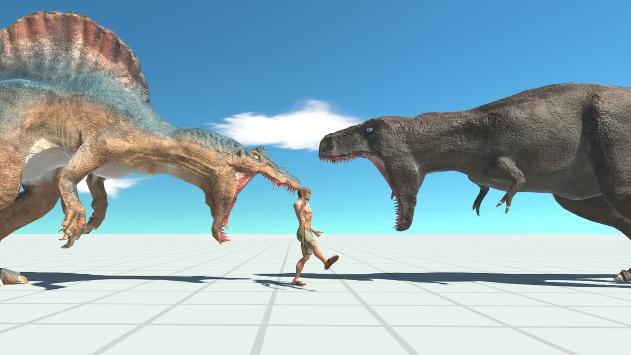 SPINOSAURUS & DARK T-REX vs EVERY UNIT - Animal Revolt Battle Simulator ...
