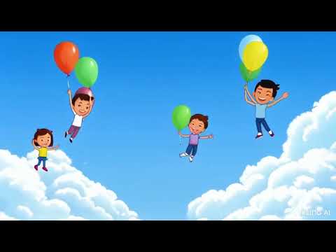 Renkli Balonlar Uçuyor! 🎈 Eğlenceli Balon Şarkısı | Çocuklar İçin Neşeli Renkli Balonlar Şarkısı