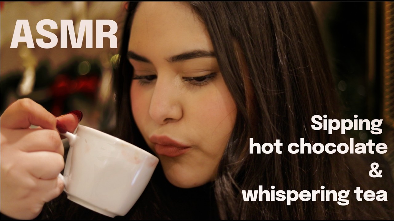 Cozy ASMR I'm drinking hot chocolate and can't stop talking with you ...