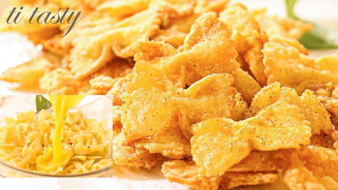 Pasta snack recipe | Instant snack | How to make quick crispy pasta ...