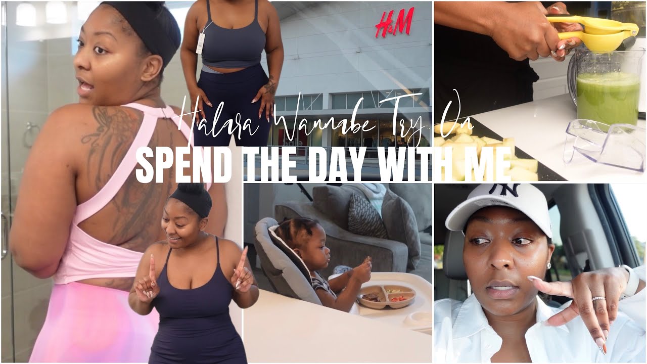 Spend The Day With Me | Halara WANNABE Try On + Visiting Mom + H&M ...
