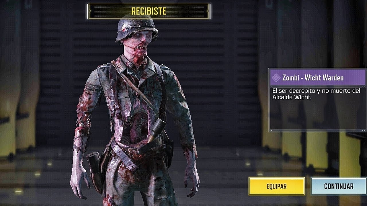 Call Of Duty Mobile T6 2024 | Zombi Wicht Warden - 54 boletos Dorados ...