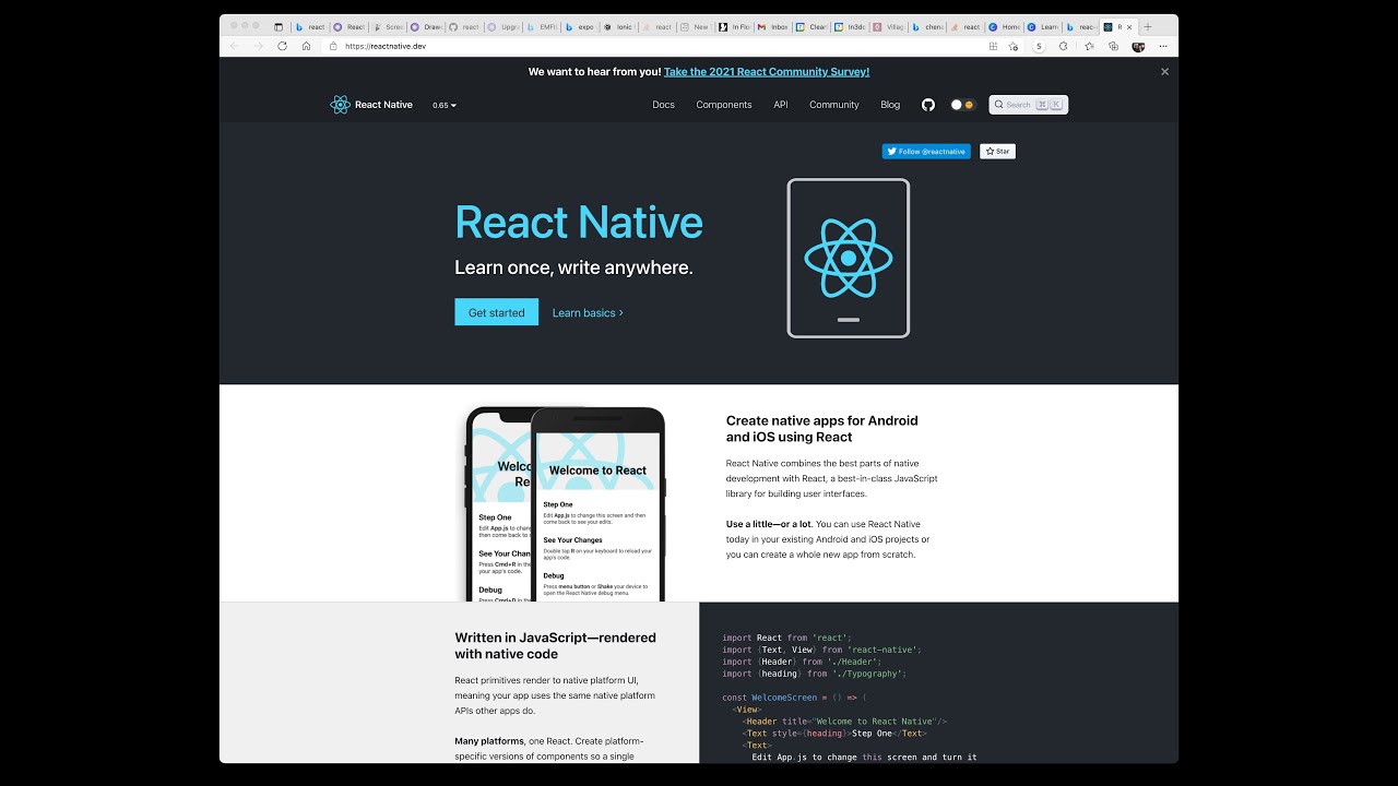 Video Preview React Navigation Drawernavigator Stacknavigator Youtube