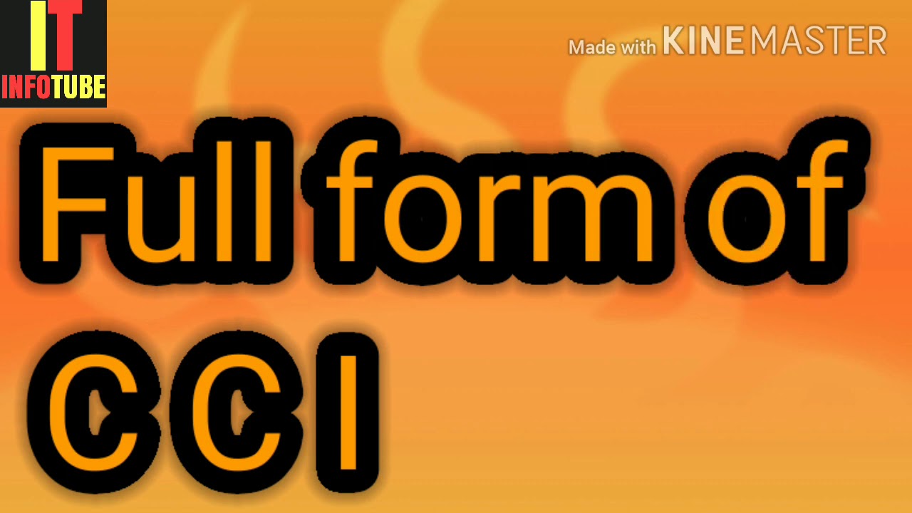 Full form of CCI | what is cci - YouTube