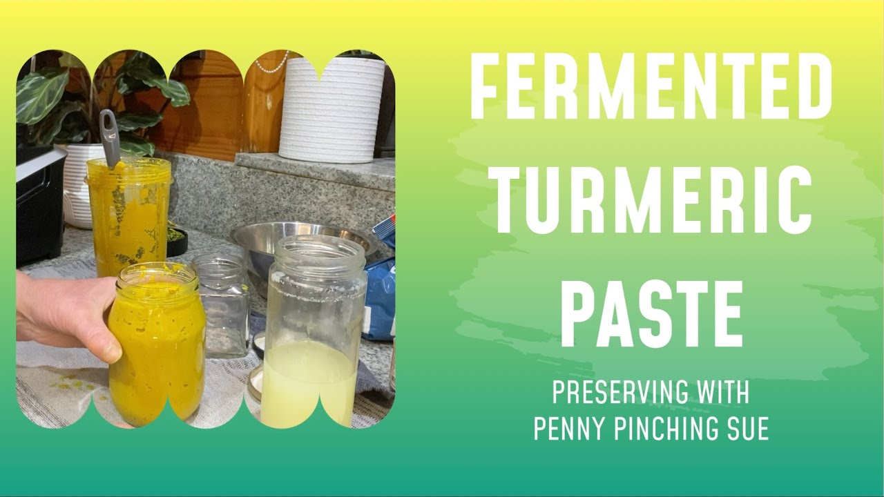 Good for your Gut - Fermented Turmeric Paste - YouTube