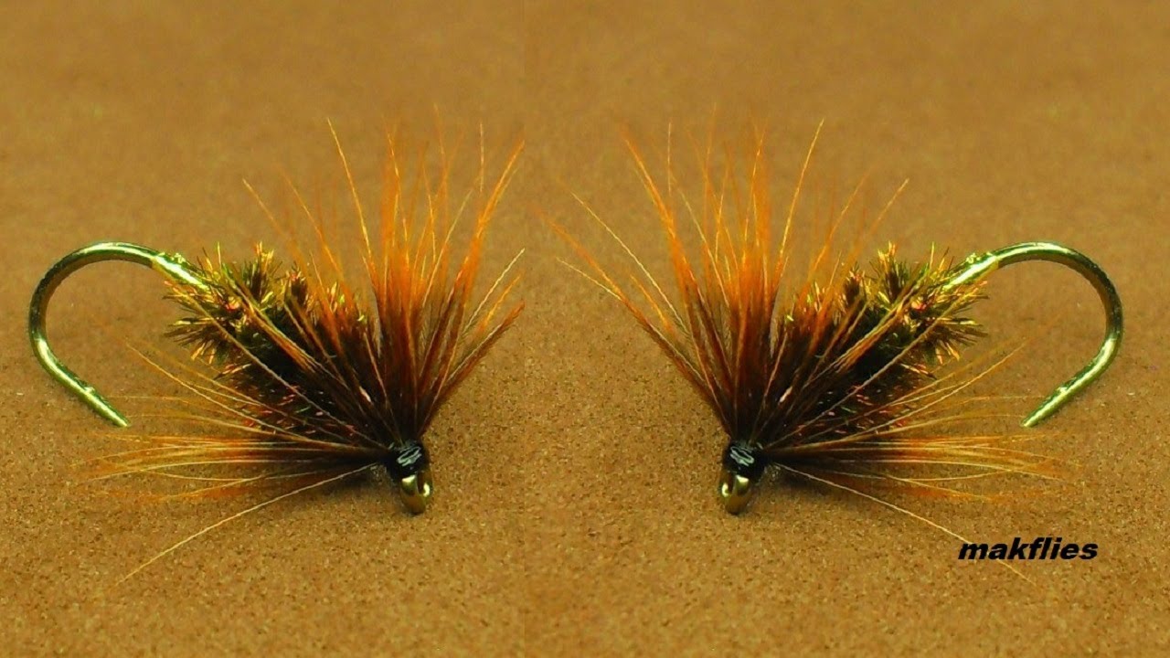 Fly Tying a Coch-y-Bonddu Wet Fly by Mak - YouTube