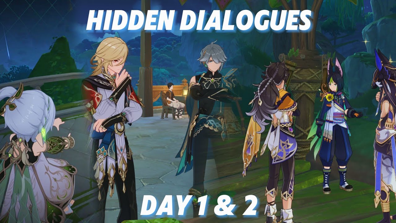 All Extra Dialogue 6.1 Sumeru Event Day 1 & 2 [Genshin Impact 6.1 ...