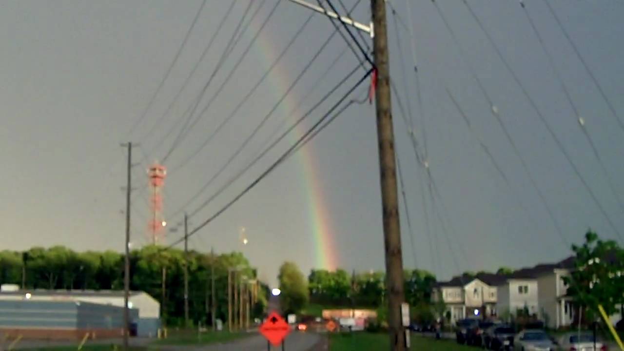 Amazing Double Rainbow near Barrie Ontario! - YouTube