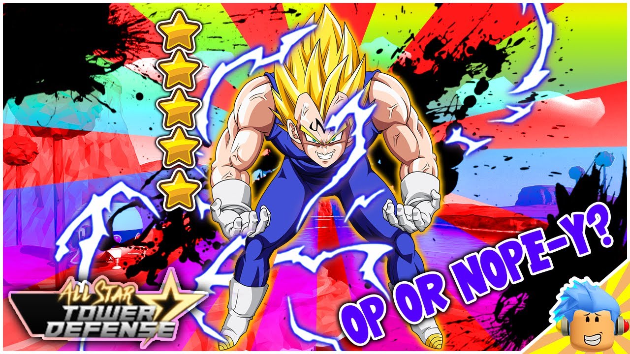 [NEW] VEGETA (Majin) 5 STAR SHOWCASE ON ALL STAR TOWER DEFENSE - Solid ...