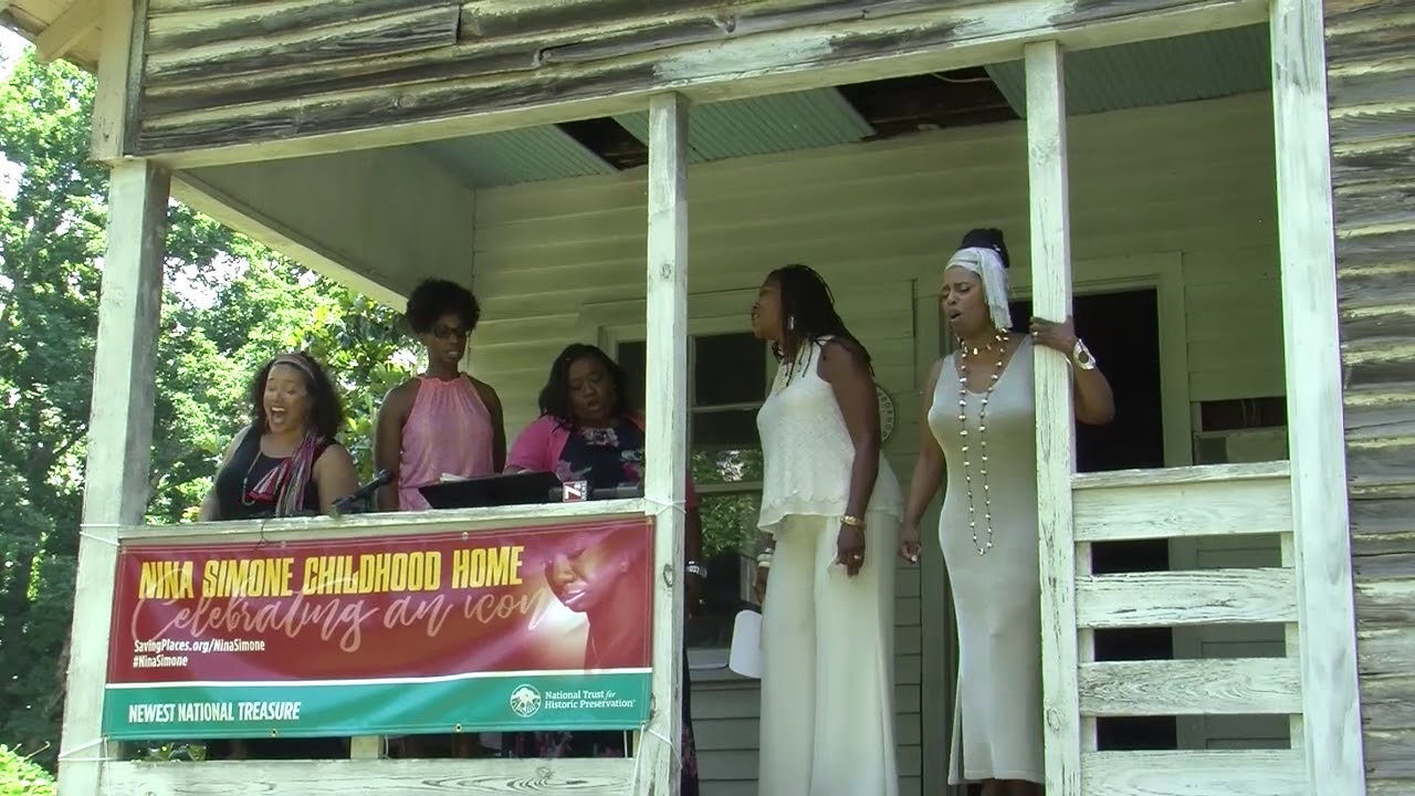 Nina Simone's "Feelin' good" at the Dedication of Her Childhood Home in ...
