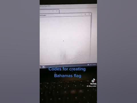 Python turtle module codes for creating Bahamas flag - YouTube