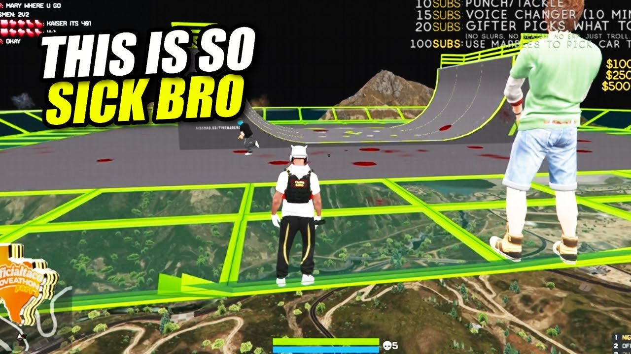 Taco Tries Out The New Fivem Arena Update | Prodigy RP | GTA RP | CG ...