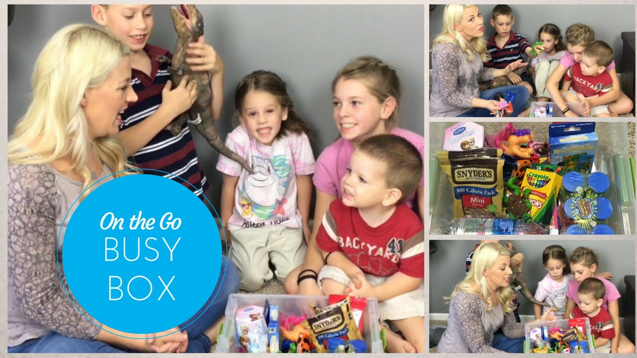 On the Go Busy Box - Keeping the Littles Busy! - YouTube