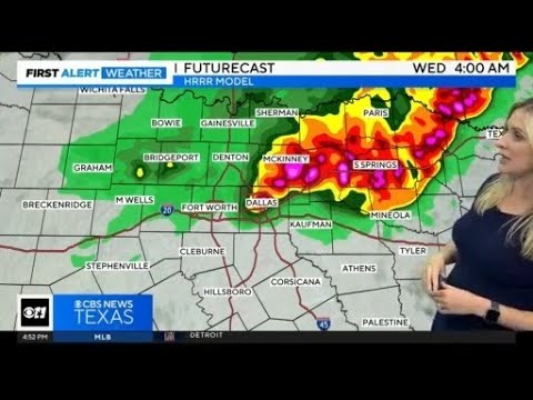 Hot and humid in North Texas with a chance of storms - YouTube