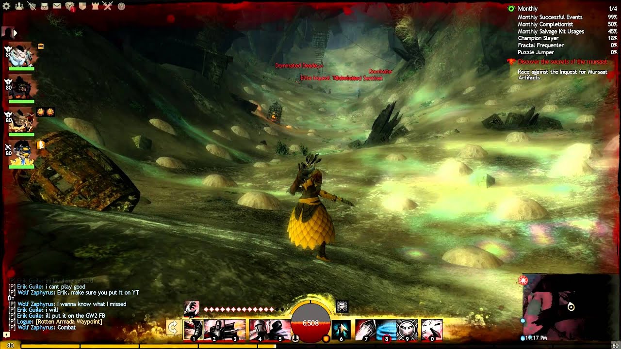Funny Guild Wars 2 glitch - YouTube