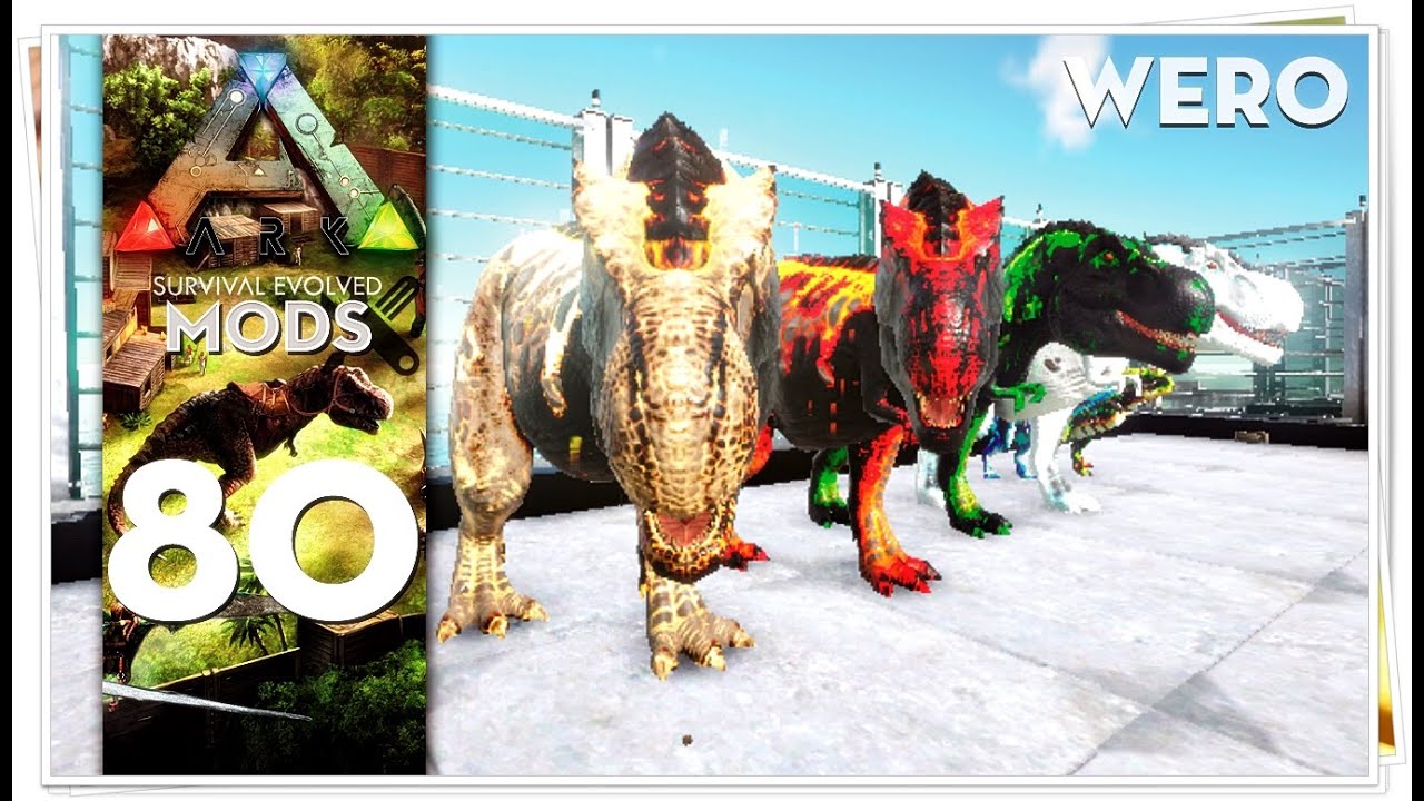 ARK COM MODS Coleção de REX BADASS ¦ EP 80 - YouTube