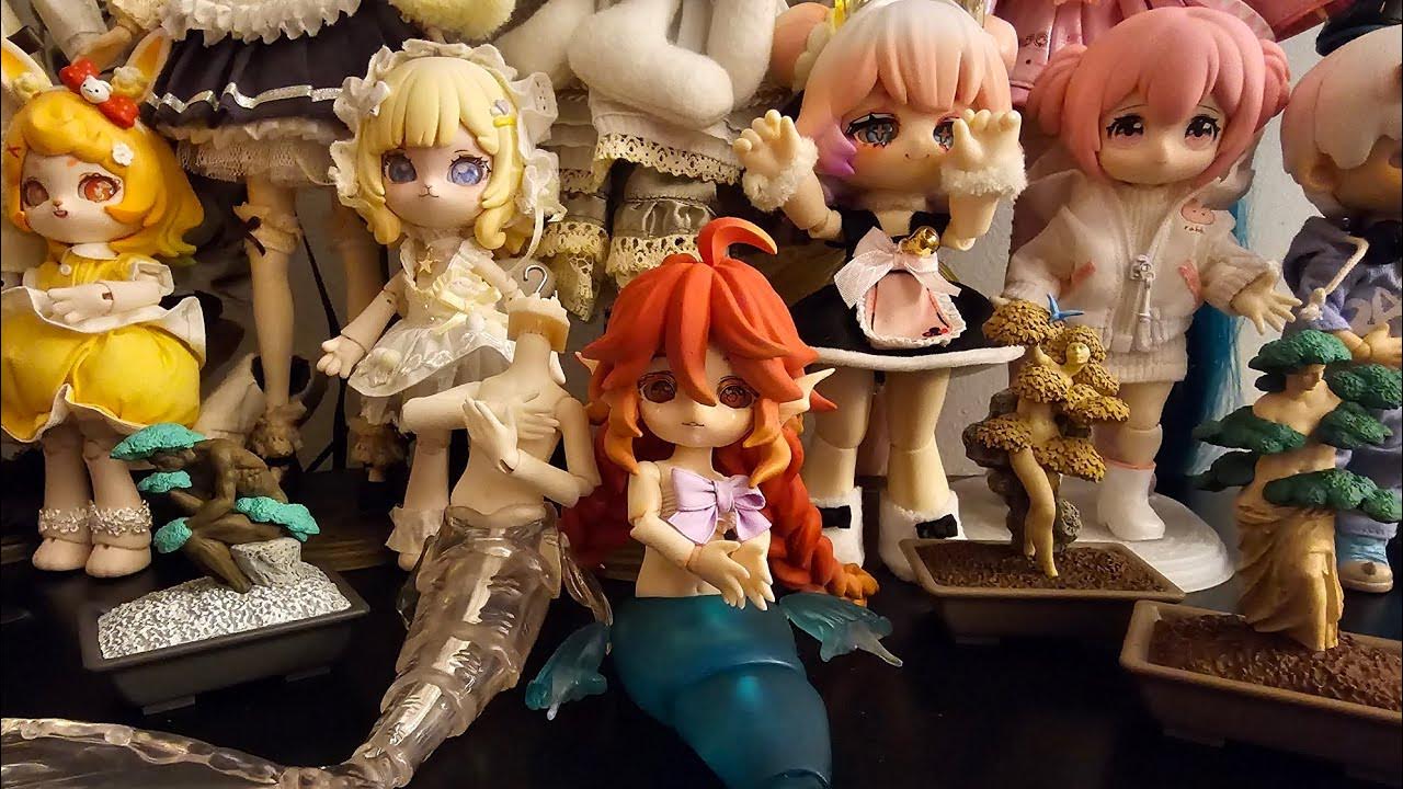 Kika Goods Blind Box BJD x 4 + Bonsai Art Figures - YouTube