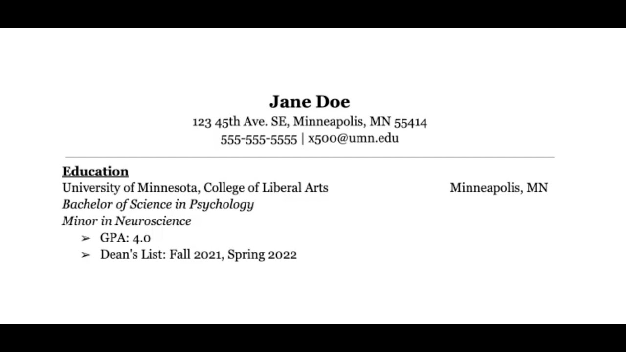 How To Format And Edit Your Resume YouTube how-to-format-and-edit-your-resume-youtube