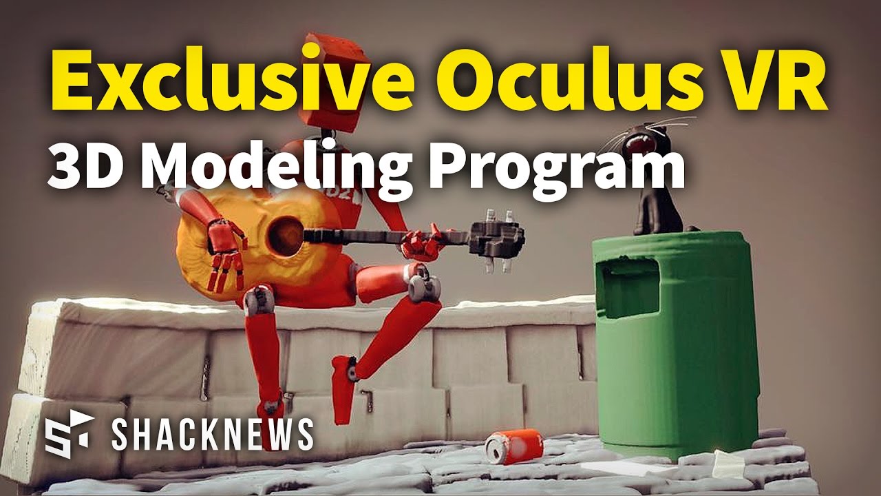 Exclusive Oculus VR Medium Modeling Program - YouTube