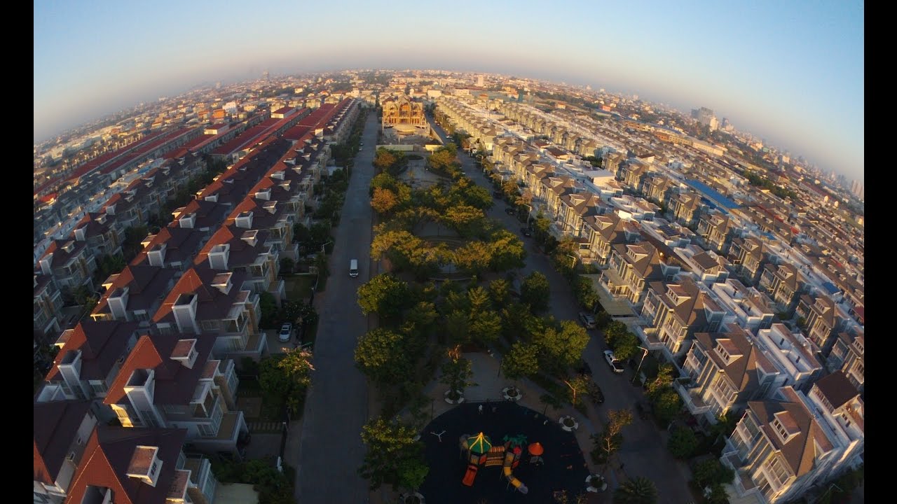 Bebop 2 Long Flight Plan Borey Peng Huoth, Phnom Penh, Cambodia - YouTube