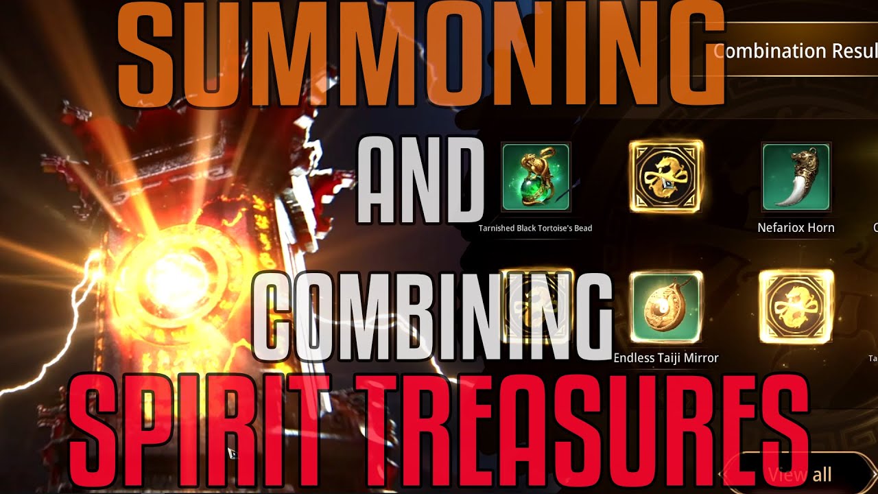 Summoning and Combining Spirit Treasure (Tagalog) mir4 - YouTube
