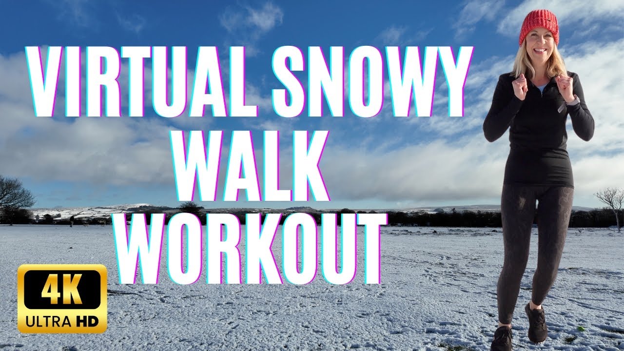 Virtual Snow Walk Workout | 13-Min Low Impact Cardio with Beautiful ...