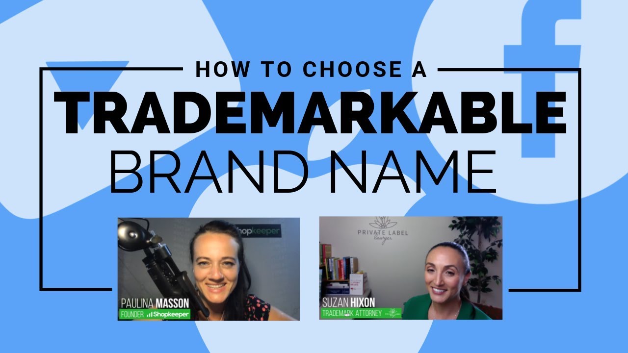 How to Choose a Trademarkable Brand Name - YouTube