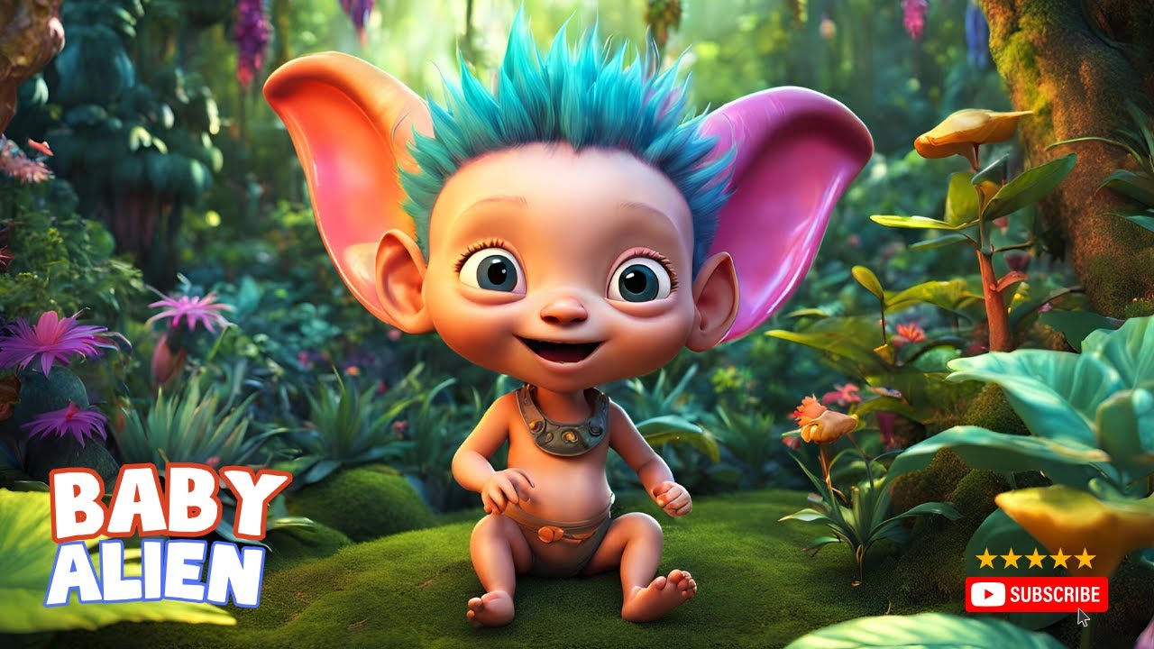Baby Alien in the Forest | Alien Special Song For Kids👽🎶 - YouTube