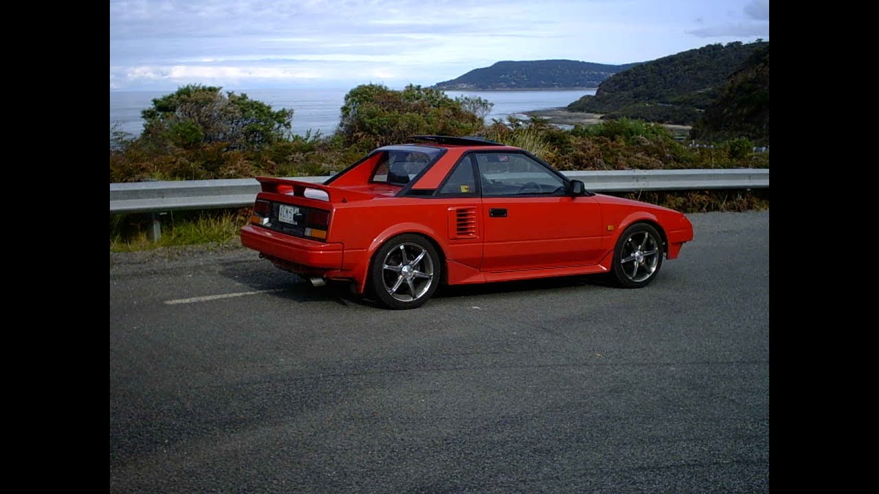 My old 1987 Toyota MR2 AW11 in Red - Tribute and slideshow - YouTube