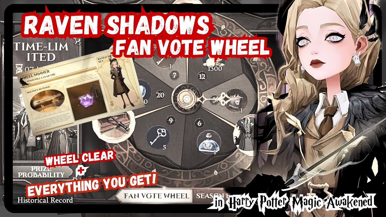 Magic Awakened - Raven Shadows Fan Vote Wheel Clear - Showcasing ...
