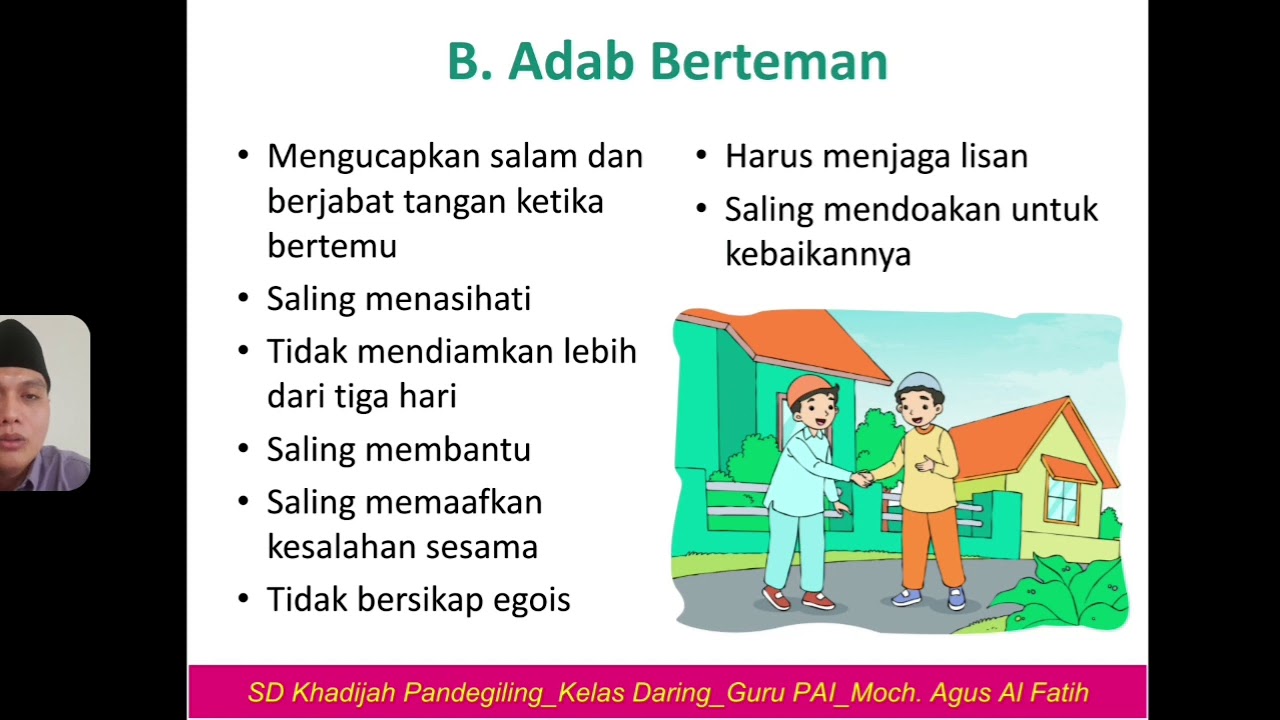 Pembiasaan Agama Islam Adab Bertamu&Berteman - YouTube
