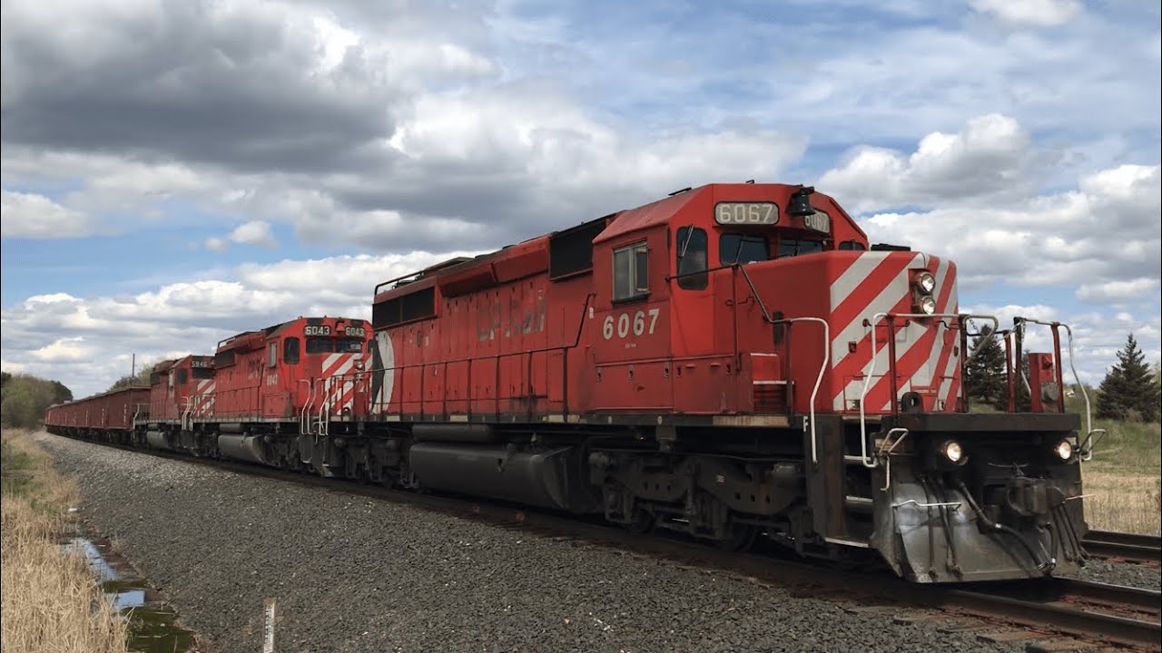 Railfanning All Around Town (CN Transfer, BNSF 1964, SD40-2 Trio, CP ...