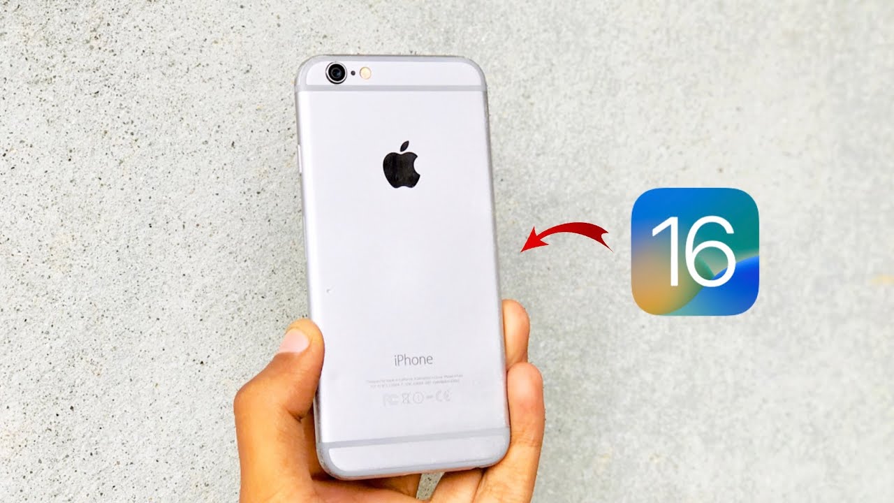 iOS 12 to iOS 16 on iPhone 6 🏻|| How to install IOS 16 on iPhone 6 ...