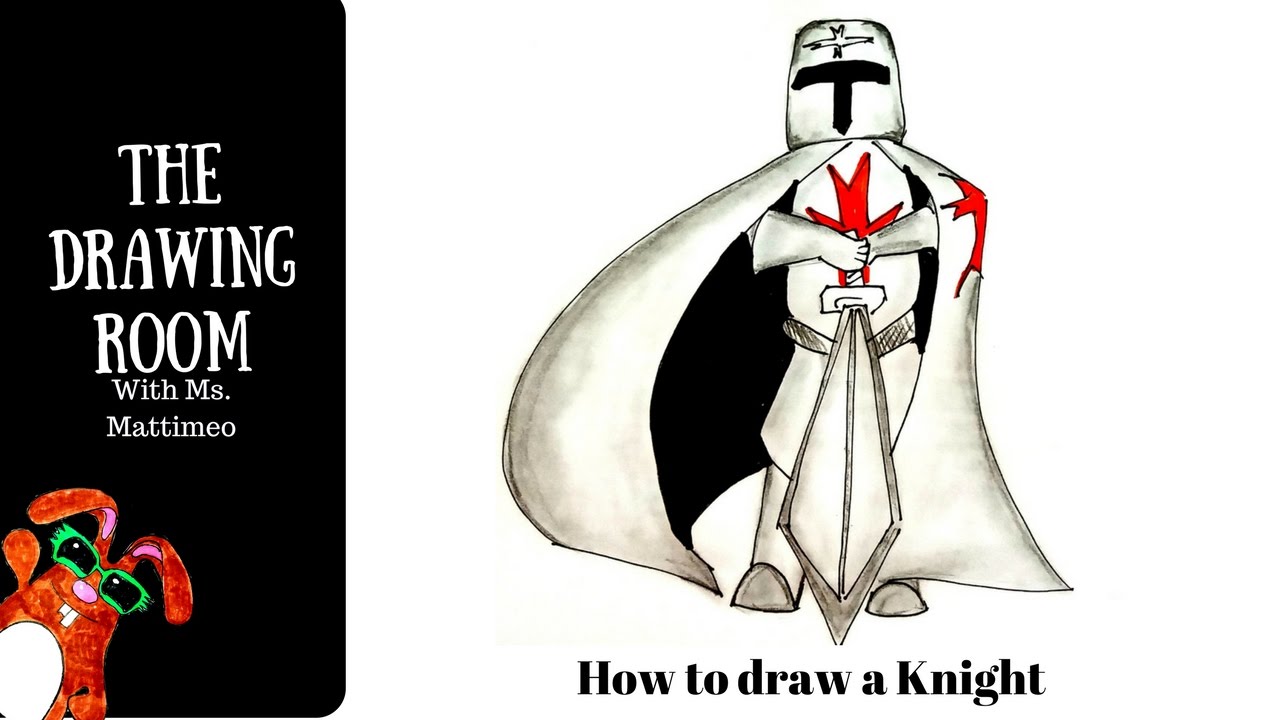 How to draw a knight - how to draw easy - YouTube