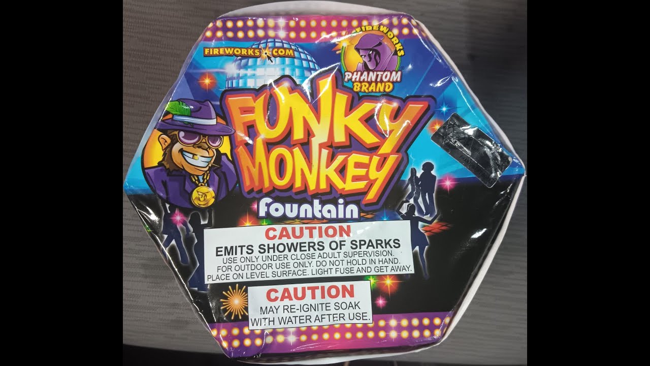 FUNKY MONKEY FOUNTAIN (BY PHANTOM BRAND FIREWORKS) SEASON1 EP 8 - YouTube