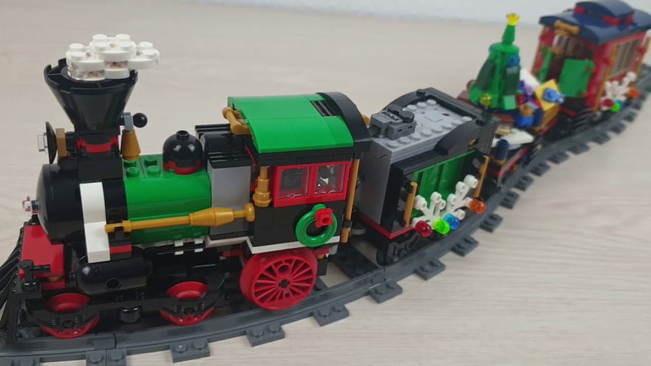 LEGO #10254 Festlicher Weihnachtszug - Speed Build (2020) - YouTube