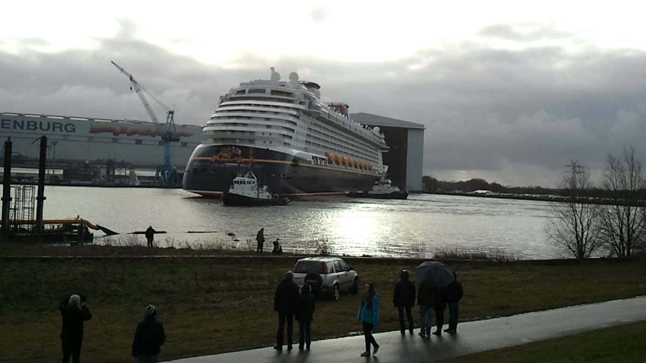Disney Fantasy float out - YouTube