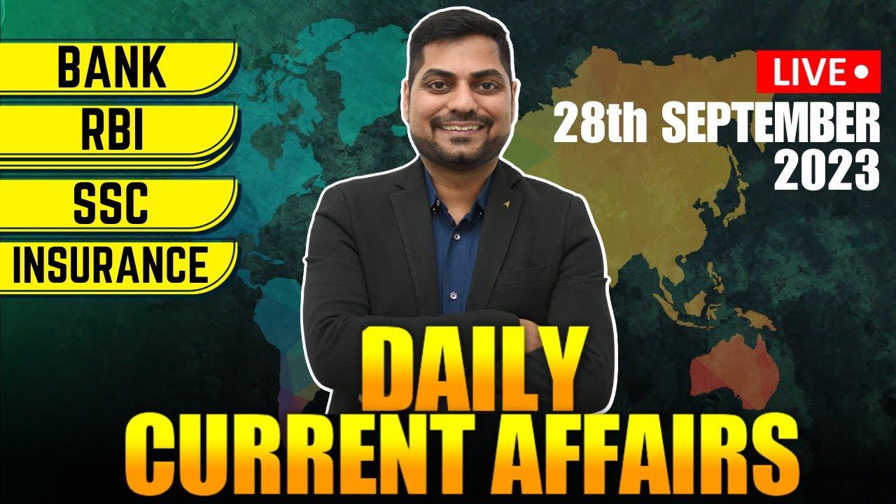 28th September 2023 Current Affairs Today | Daily Current Affairs ...