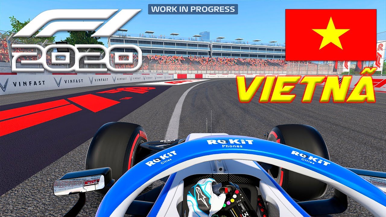 F1 2020 TESTAMOS E ACELERAMOS NOVO CIRCUITO DE HANOI - YouTube