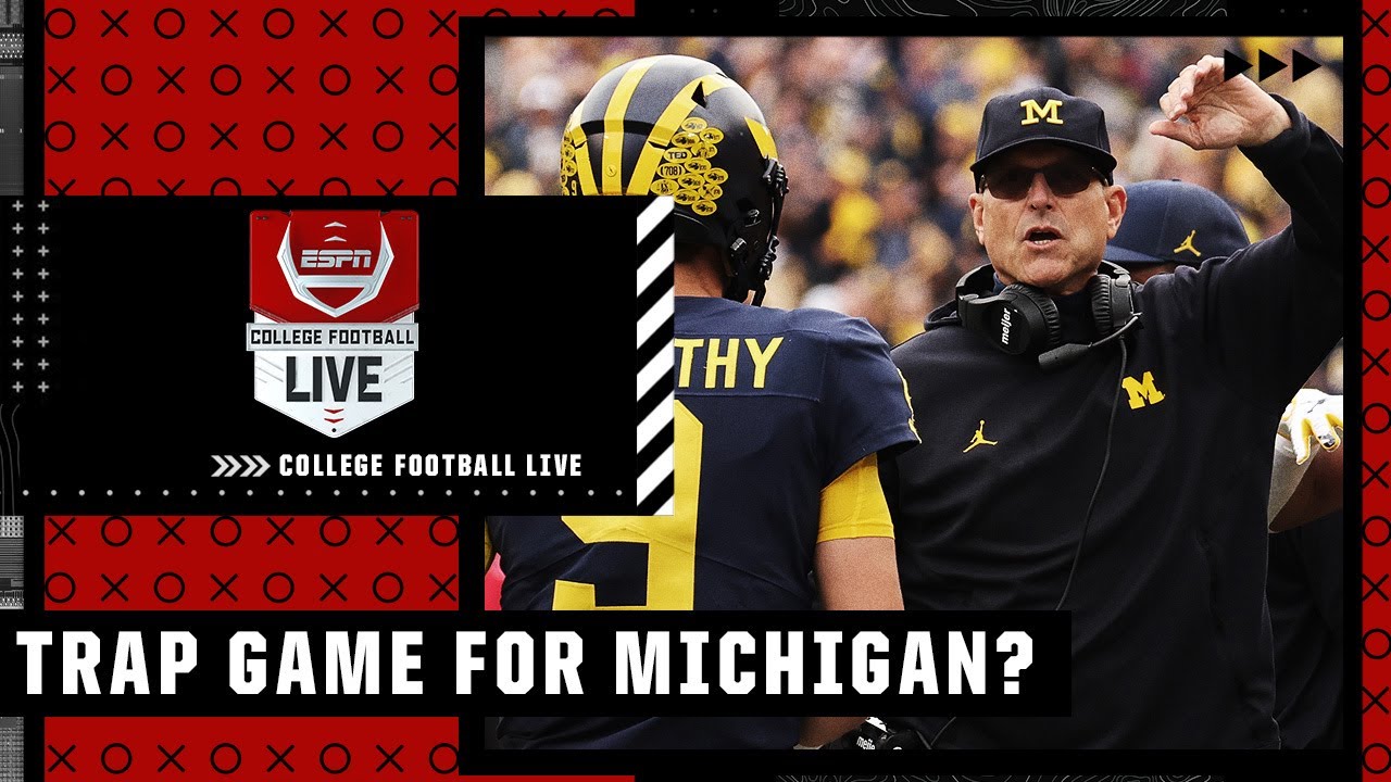 TRAP game for Michigan? 🧐 | College Football Live - YouTube