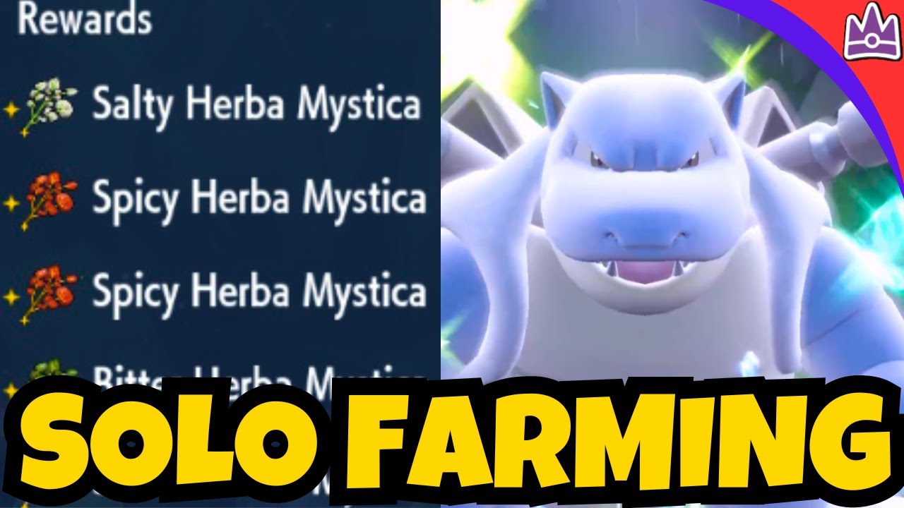 Best 7 Star Blastoise HERBA MYSTICA Build for Pokemon Scarlet & Violet ...