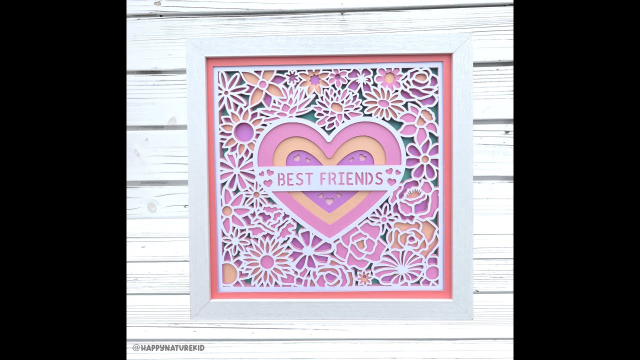 Custom Name Shadow Box Tutorial - YouTube