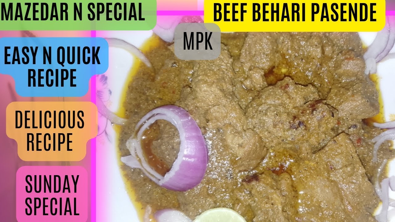 Beef Behari Pasande/Easy n Quick/Delicious/Guest/Special Recipe/mazedar ...