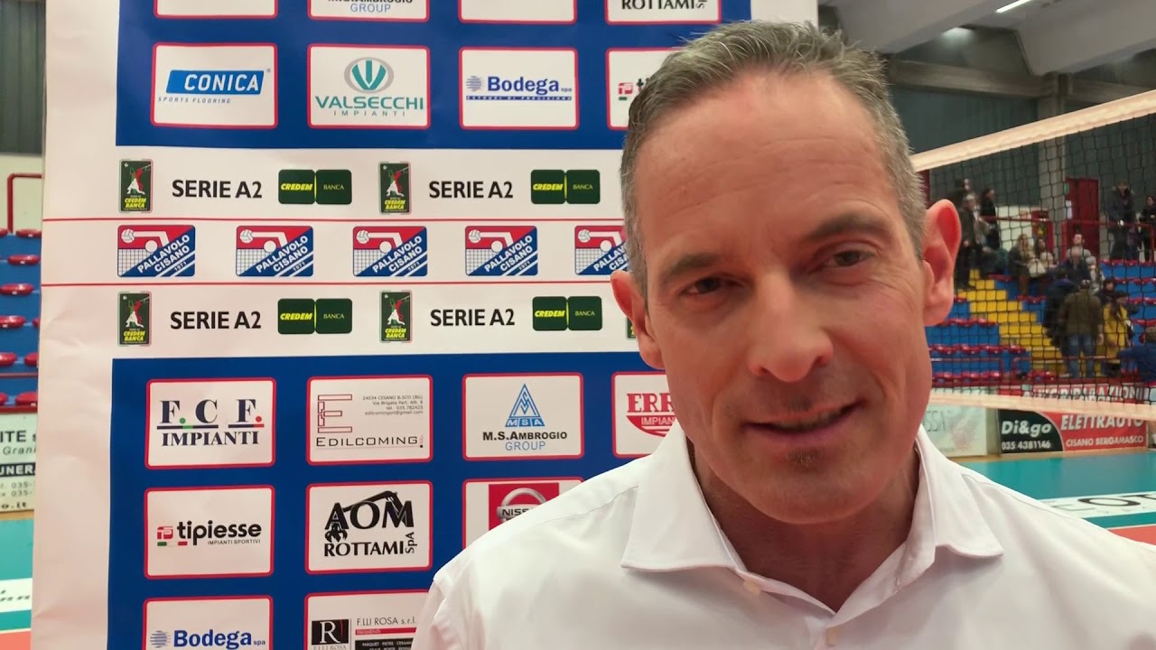 L'intervista a coach Cristian Zanchi dopo Tipiesse Cisano - Cuneo ...