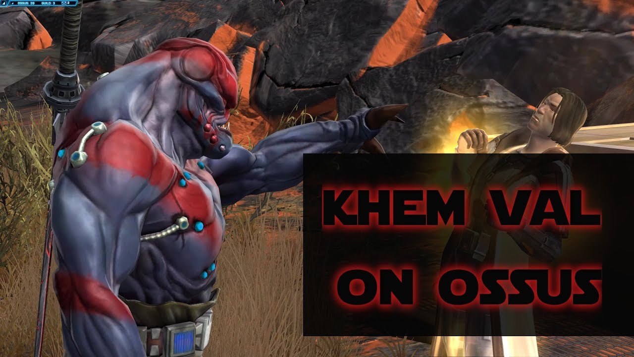 Khem Val "Reunion" with the Sith Inquisitor on Ossus - SWTOR Jedi Under ...