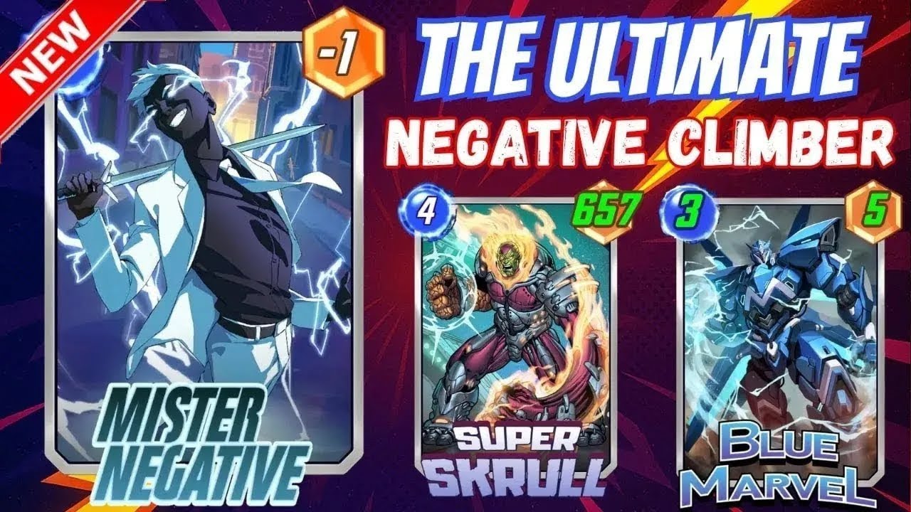 This NEGATIVE Deck Should Be BANNED 😤💀 | Marvel Snap #marvelsnap - YouTube