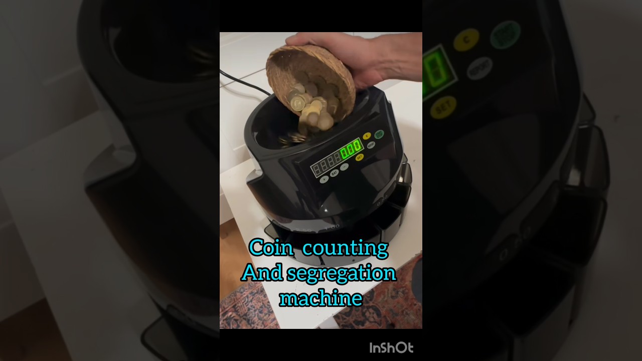 Coin counting and segregation machine - YouTube