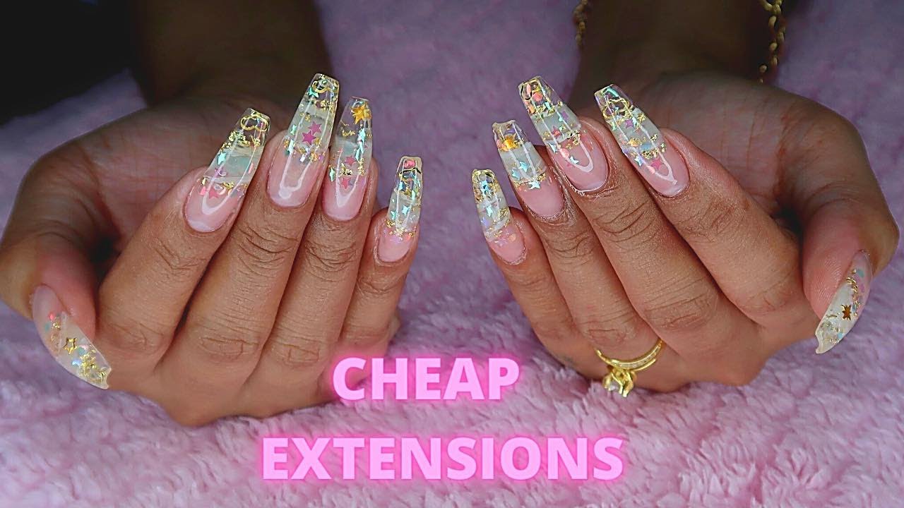 💎BUILDER GEL | GLASS TIP NAILS & CHUNKY MIX ENCAPSULATION 💎 - YouTube
